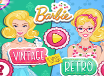 BARBIE TINUTA VINTAGE SI RETRO - JOCURI CU BARBIE