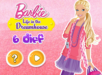BARBIE IN CASA DE VIS DIFERENTE - JOCURI CU BARBIE