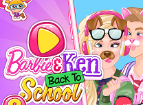 BARBIE SI KEN INAPOI LA SCOALA - JOCURI CU BARBIE