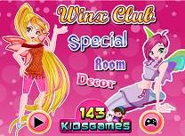 DECOREAZA CAMERA WINX - JOCURI CU WINX