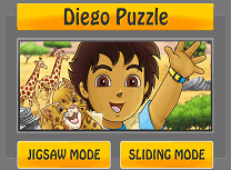 DIEGO - PUZZLE - JOCURI CU DORA SI DIEGO