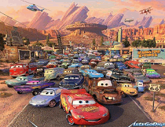 FULGER MCQUEEN JIGSAW - JOCURI CU FULGER MCQUEEN