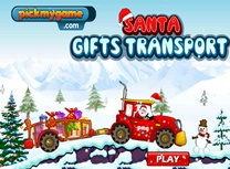 MOS CRACIUN TRANSPORTA CADOURI - JOCURI CU MOS CRACIUN