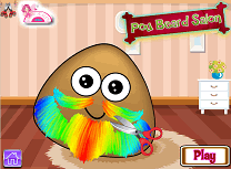 POU ISI RADE BARBA - JOCURI CU POU