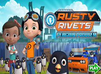 RUSTY RIVETS SI PROBLEMA CU PINGUINII - JOCURI CU RUSTY RIVETS