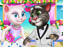 TOM SI ANGELA IN ZIUA NUNTII - JOCURI TALKING FRIENDS