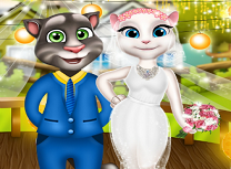 TOM SI ANGELA ZIUA NUNTII - JOCURI TALKING FRIENDS