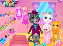 TOM SI ANGELA IN VACANTA - JOCURI TALKING FRIENDS