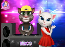 TOM SI ANGELA LA DISCOTECA - JOCURI TALKING FRIENDS