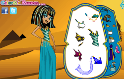 IMBRAC-O PE REGINA CLEO - JOCURI CU MONSTER HIGH