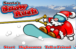 MOS CRACIUN CU SNOWBOARDUL - JOCURI CU MOS CRACIUN