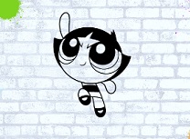 FETITELE PWERPUFF COLOR IN - JOCURI CU FETITELE POWERPUFF
