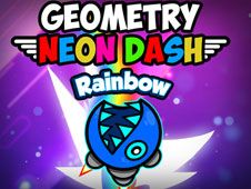 GEOMETRY NEON DASH RAINBOW - JOCURI DE ACTIUNE
