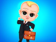 INAPOI LA TREABA CU BEBE SEF - JOCURI CU CINE-I SEF ACASA