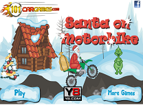 MOTOCICLETA MOSULUI - JOCURI CU MOS CRACIUN