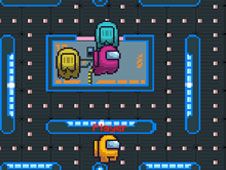 PAC-MAN CU AMONG US - JOCURI CU AMONG US